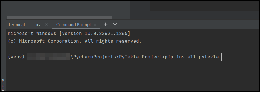 Installation - PyTekla